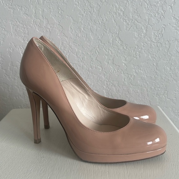 LK Bennett | Shoes | Lk Bennett Beige Sledge Platform Heel 385 | Poshmark